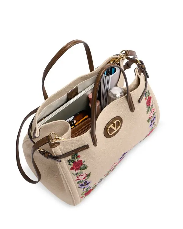 Valentino Garavani Antibes Medium Embroidered Tote