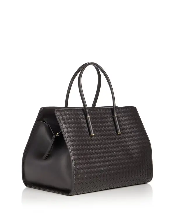 Bottega Veneta Barbara Intrecciato Leather Tote
