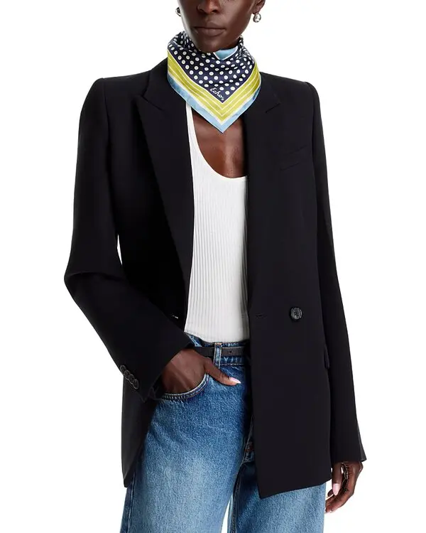 Echo Dotty Silk Bandana - Navy