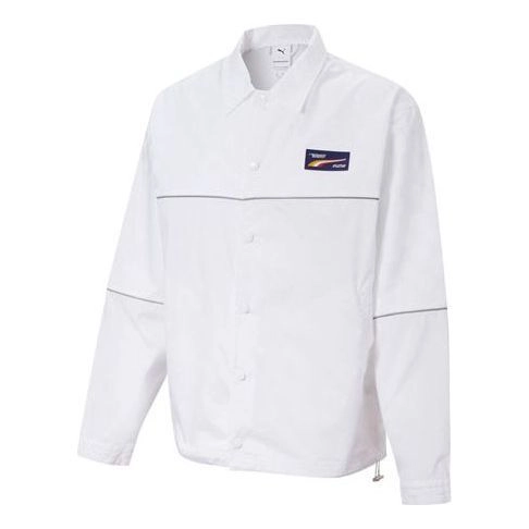 PUMA X Rdet Coach Jacket 'white Black - White/black