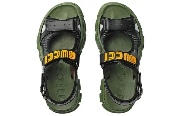 Gucci Sandal Sega 'black Green
