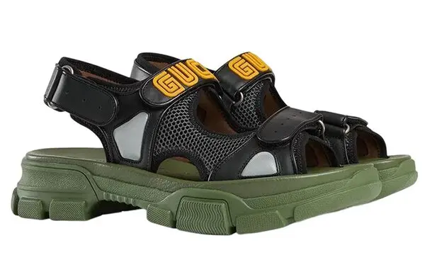 Gucci Sandal Sega - Black/green