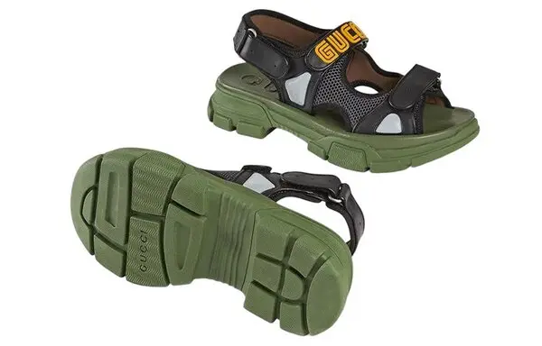 Gucci Sandal Sega - Black/green