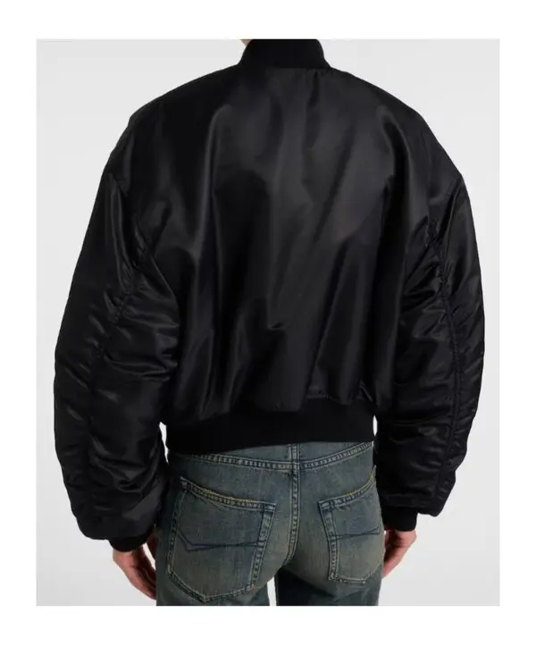 Balenciaga Standard Technical Satin Bomber Jacket