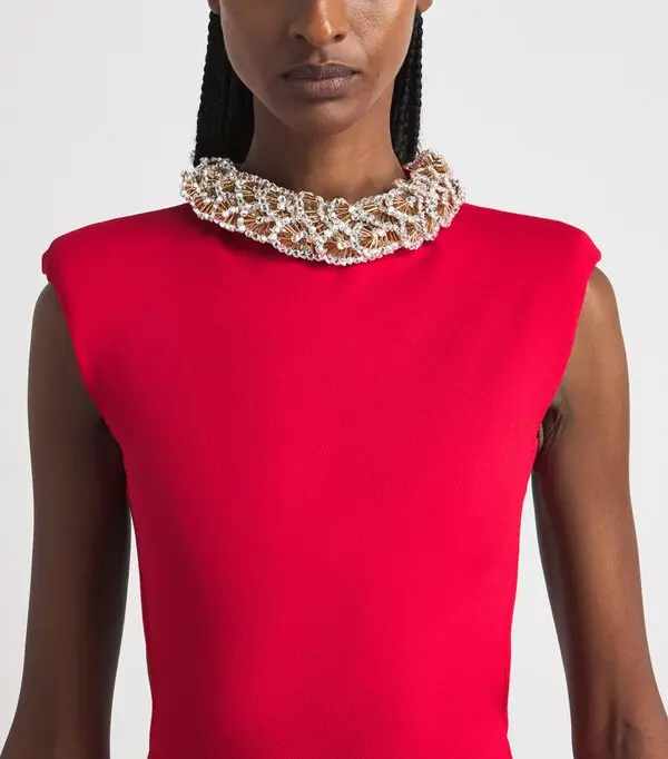 COPPOLA E TOPPO Crystal Foglie Necklace