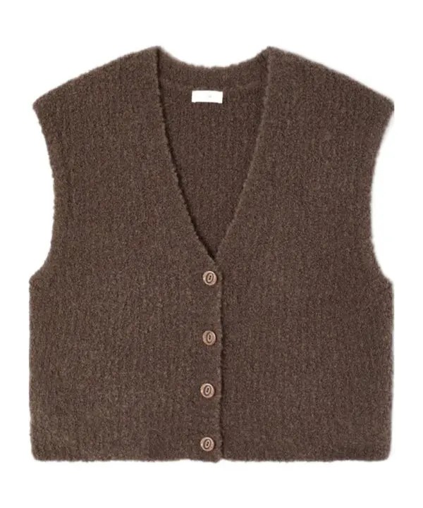 American Vintage Sleeveless Knit Cardigan