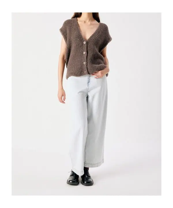 American Vintage Sleeveless Knit Cardigan