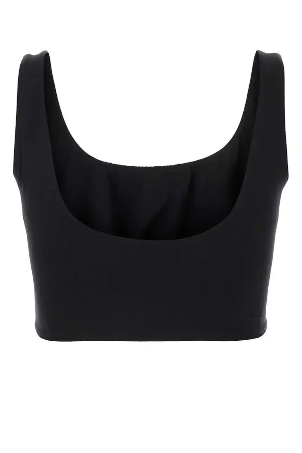 Prada Stretch Jersey Cropped Top