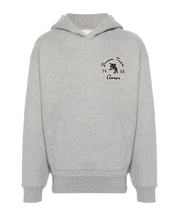 Amiri Dream Team Patch Oversized Hoodie - Gray