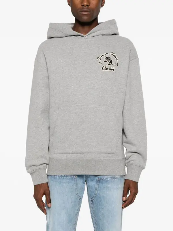 Amiri Dream Team Oversized Hoodie - Gray