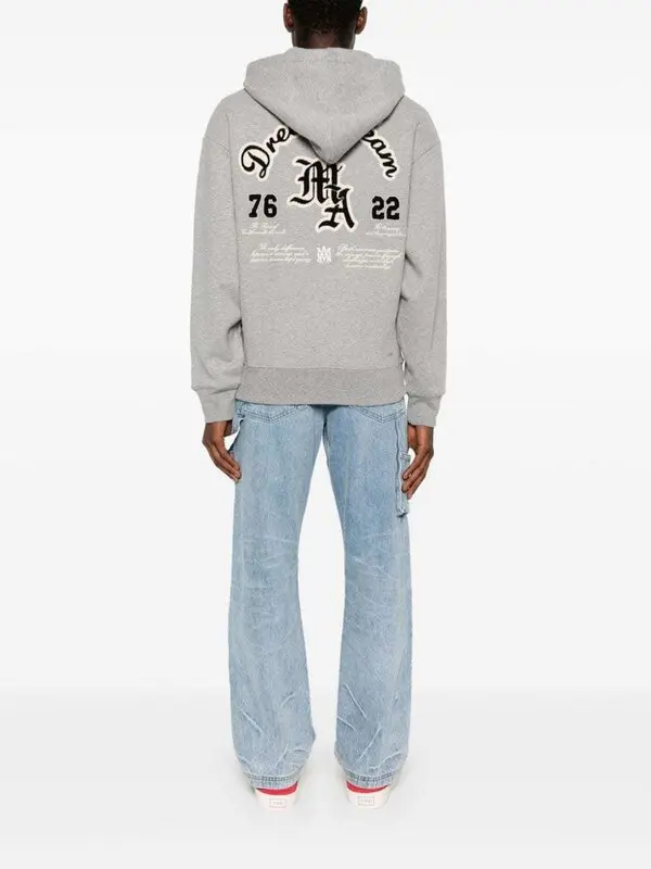 Amiri Dream Team Oversized Hoodie - Gray