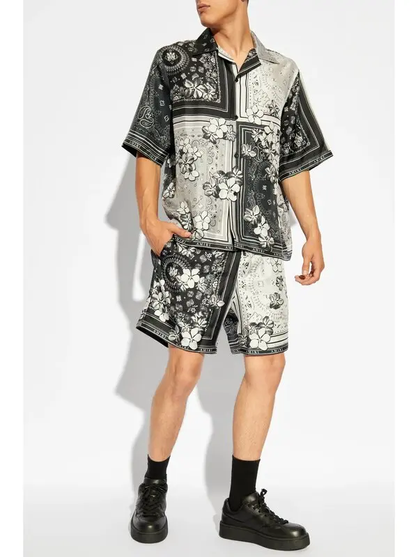 Amiri Bandana Floral Shorts