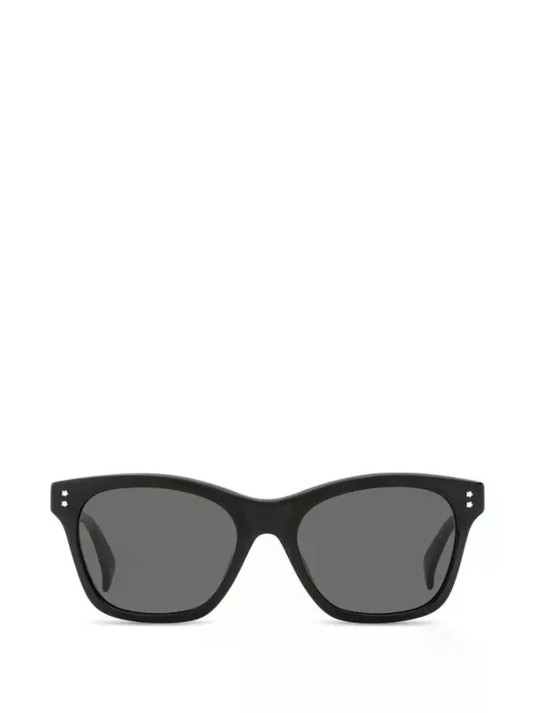 Kenzo Boke Flower Rectangle Frame Sunglasses - Black
