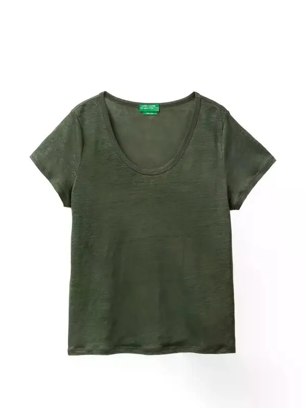 BENETTON Scoop Neck Short Sleeve T-shirt