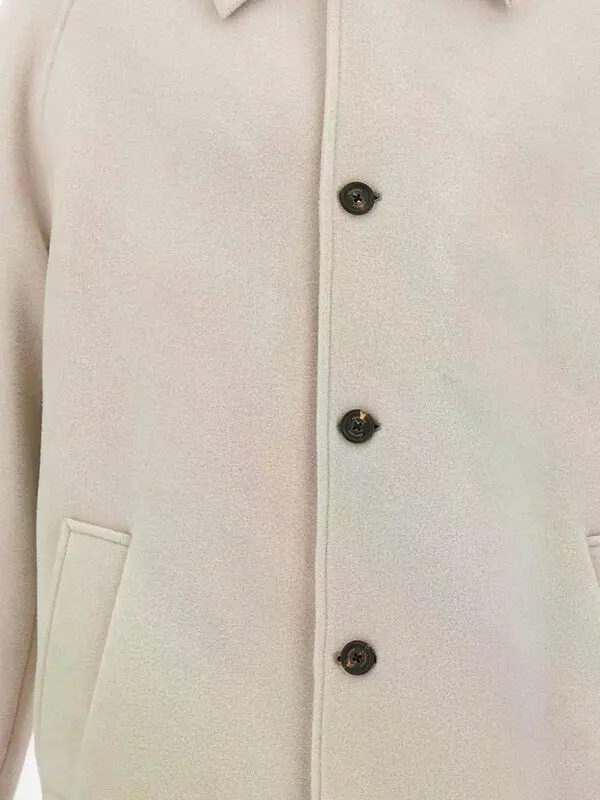Eleventy Raglan-sleeve Button-up Coat