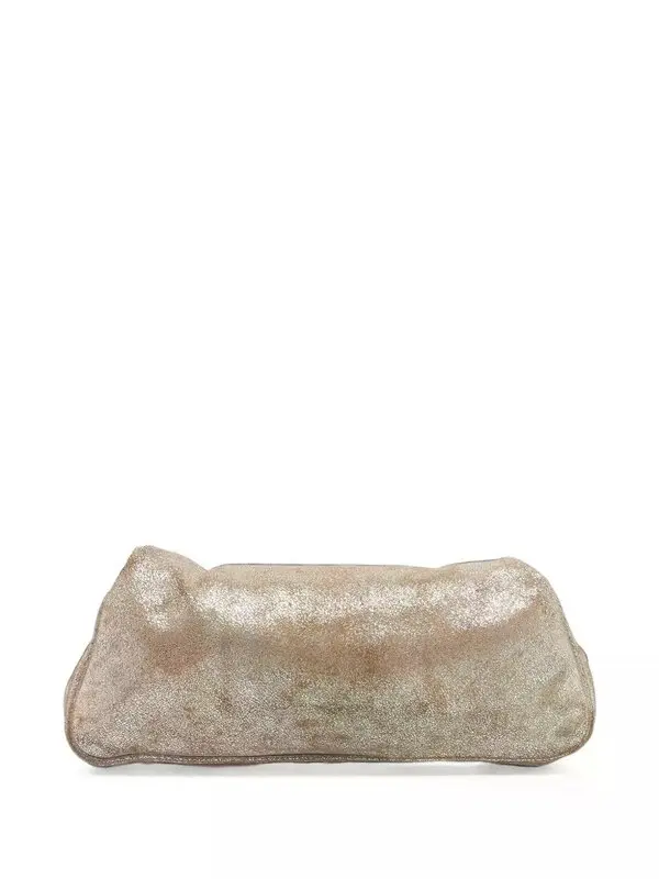 Fendi 2009 Borderline Suede Clutch Bag