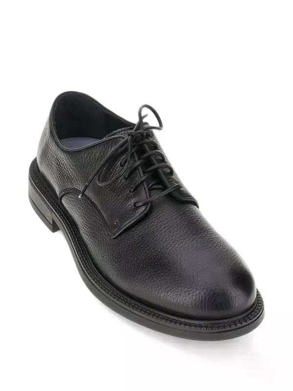 CALCE Grainy-leather Derby Shoes