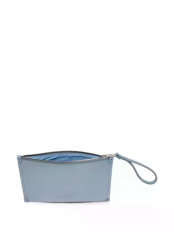 LANCEL Jour Logo-debossed Leather Pouch