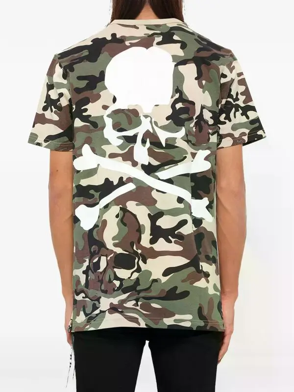 MASTERMIND WORLD Camouflage-print Logo-print T-shirt