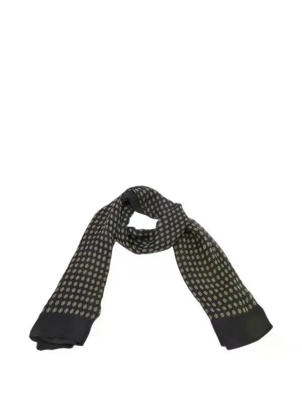 Giorgio Armani Geometric-print Silk Scarf