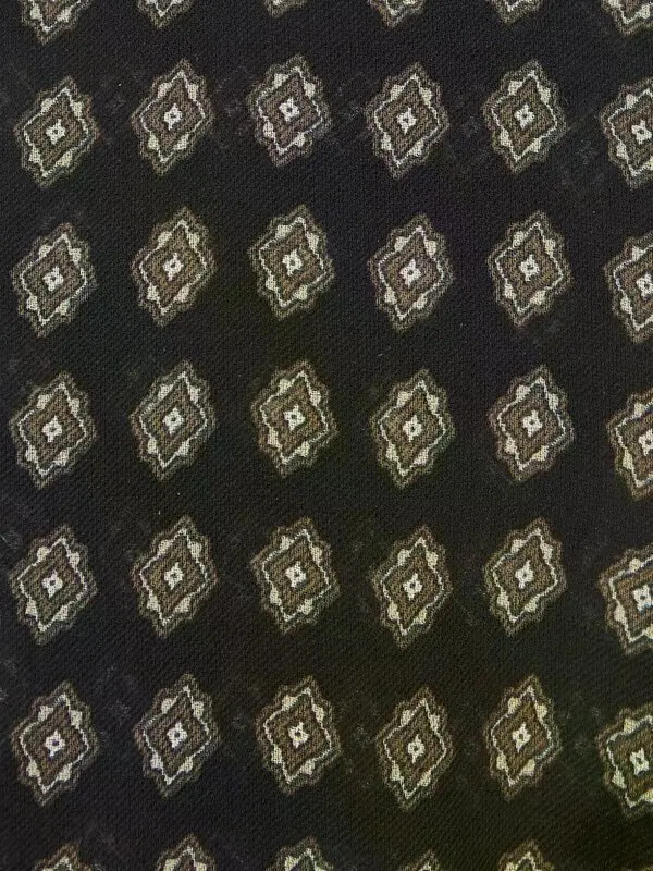 Giorgio Armani Geometric-print Silk Scarf