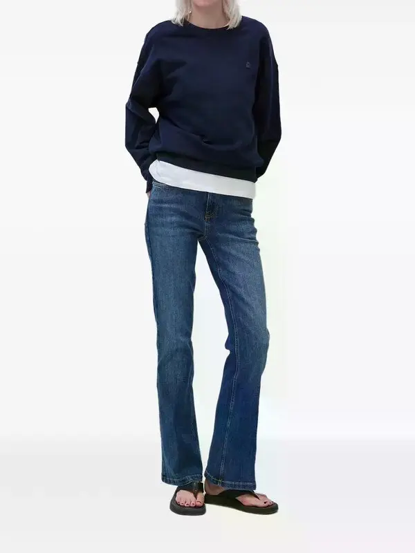 BENETTON Faded-effect Straight-leg Jeans