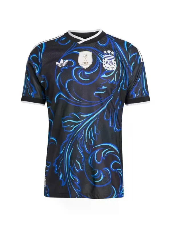 Adidas Argentina 26 Away Authentic Graphic-print T-shirt - Black