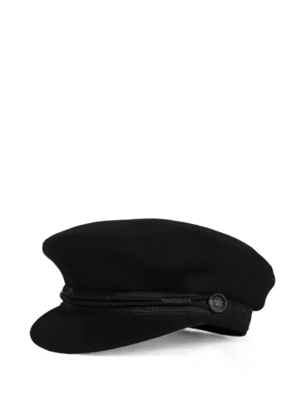 604SERVICE Sailor Cap With Button Detail