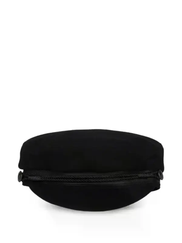 604SERVICE Sailor Cap With Button Detail