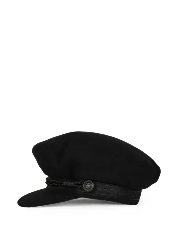 604SERVICE Sailor Cap With Button Detail