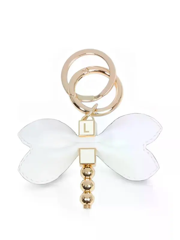 LANCEL Tone Dragonfly Motif Keyring