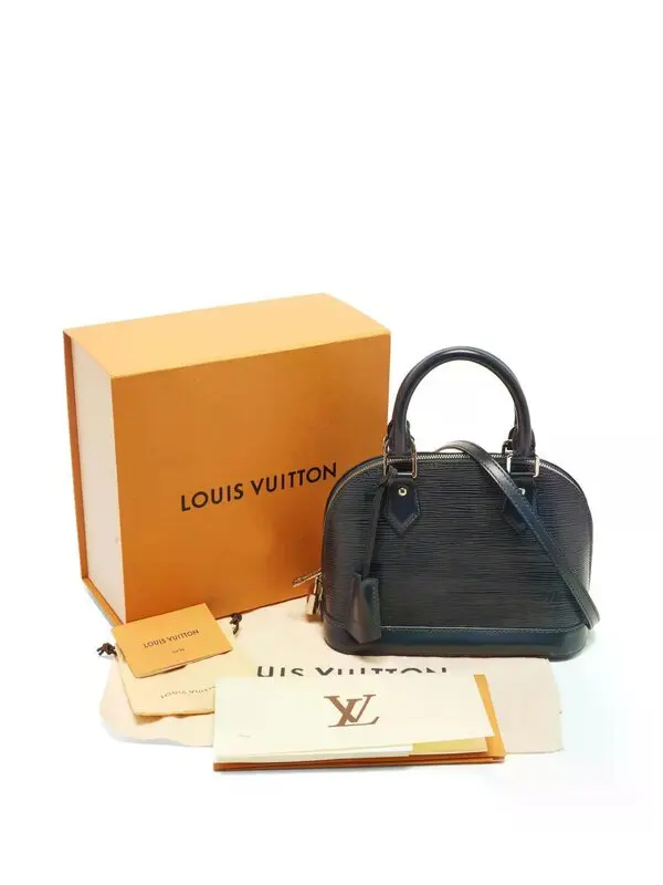 LOUIS VUITTON Epi Leather Alma Bb Bag - Blue
