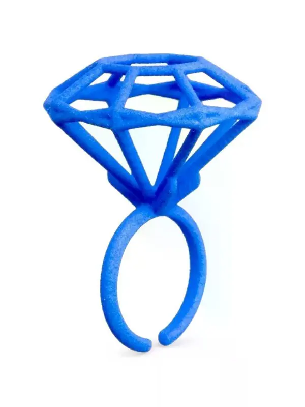 MAISON 203 Mybf 5 3d-printed Ring - Blue