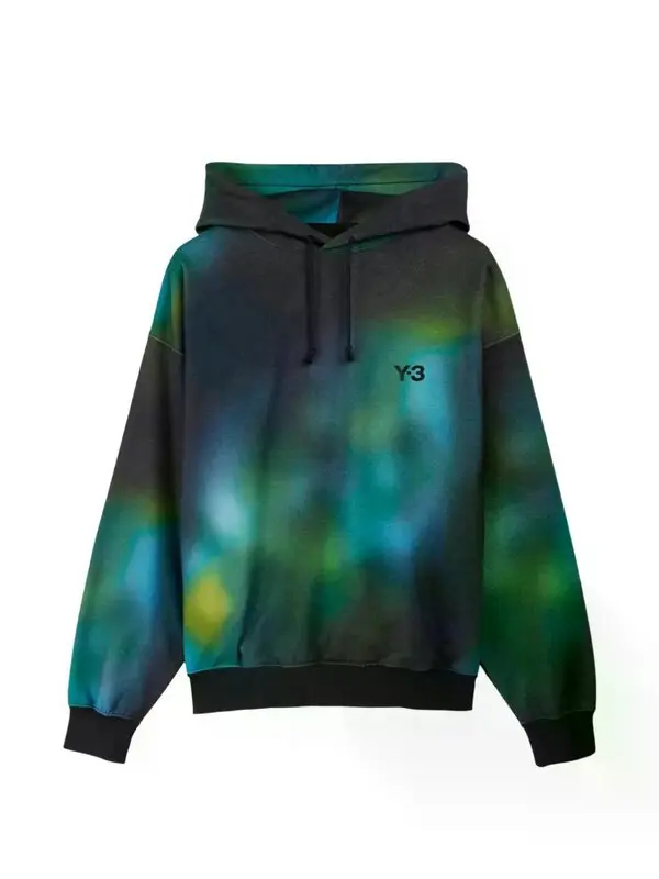 Y3 Aop Hoodie - Black
