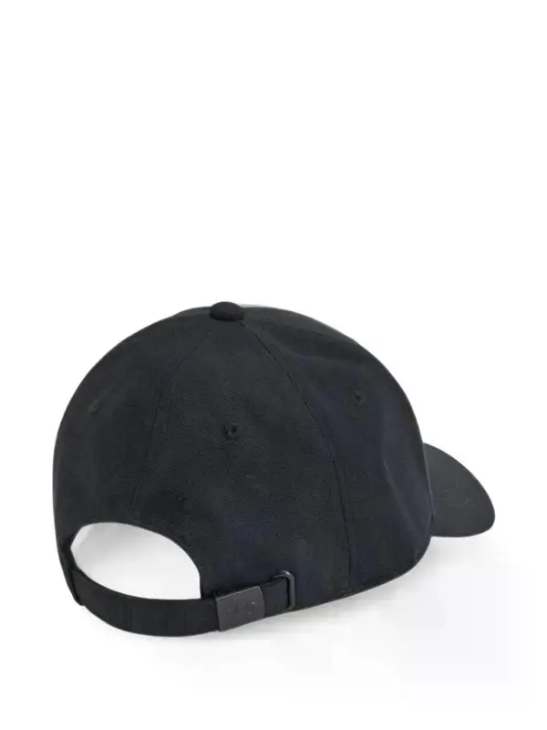 Y3 Logo-embroidered Cap - Black