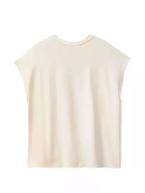 BENETTON Crew-neck Cap-sleeve T-shirt