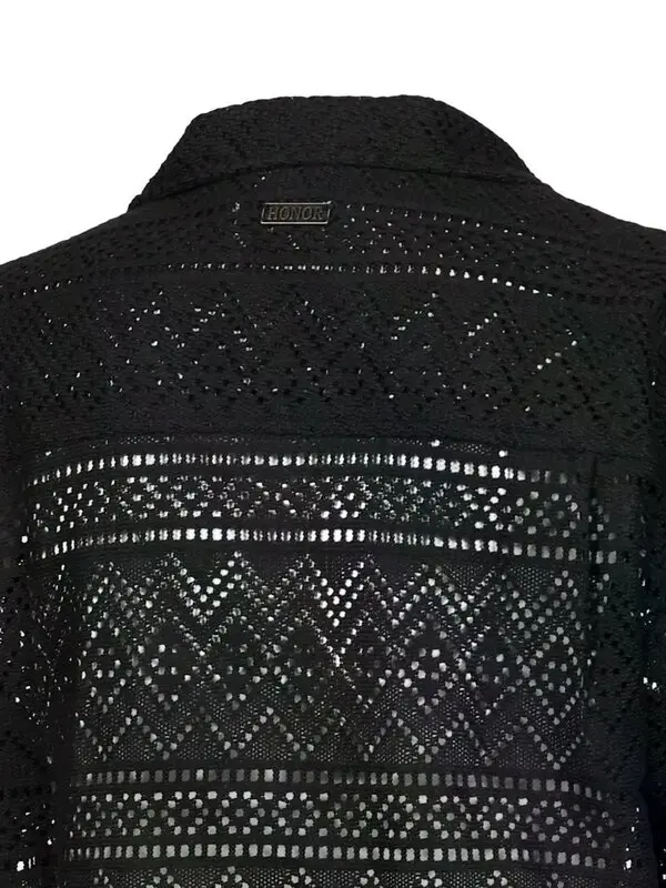 HONOR THE GIFT Pointelle Crochet Shirt