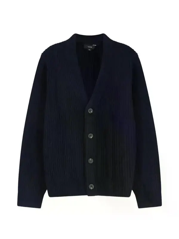 Vince Ribbed Knit Cardigan