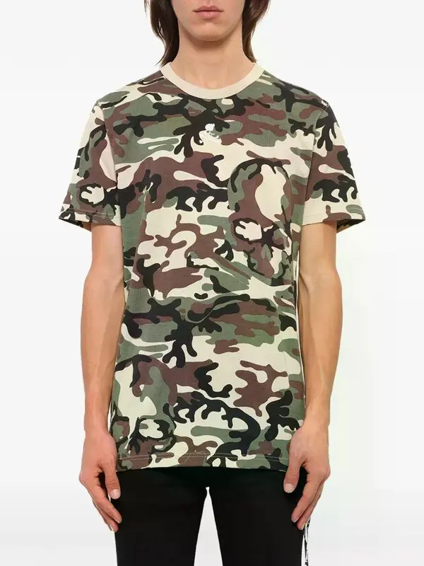 MASTERMIND WORLD Camouflage-print Logo-print T-shirt