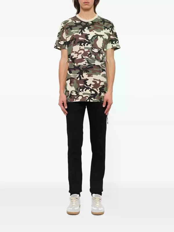 MASTERMIND WORLD Camouflage-print Logo-print T-shirt