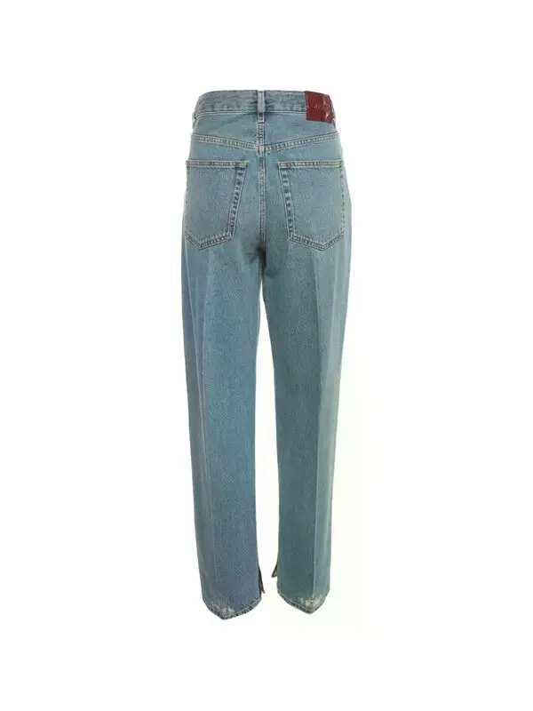 Gucci Distressed Cropped Jeans