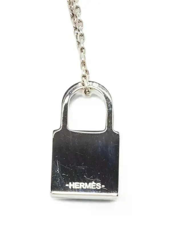 Hermès O’kelly Leather Pendant Necklace