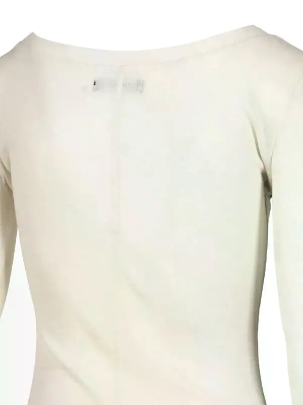 604SERVICE Ribcage Print Long Sleeve T-shirt