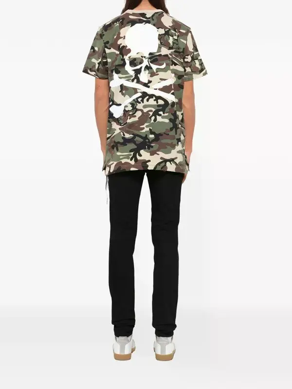 MASTERMIND WORLD Camouflage-print Logo-print T-shirt