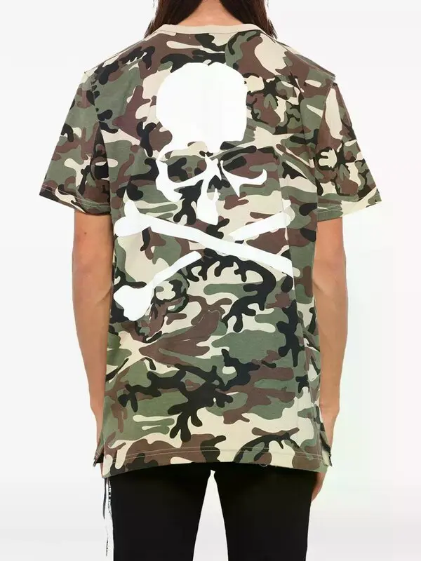 MASTERMIND WORLD Camouflage-print Logo-print T-shirt