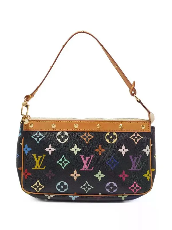 LOUIS VUITTON 2009 Monogram Shoulder Bag - Black