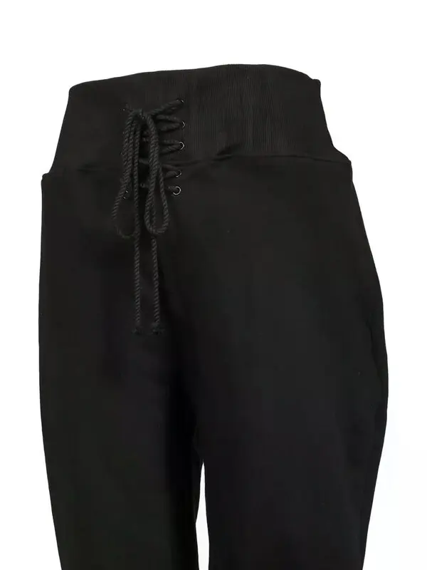 604SERVICE Lace-up Cropped Track Pants