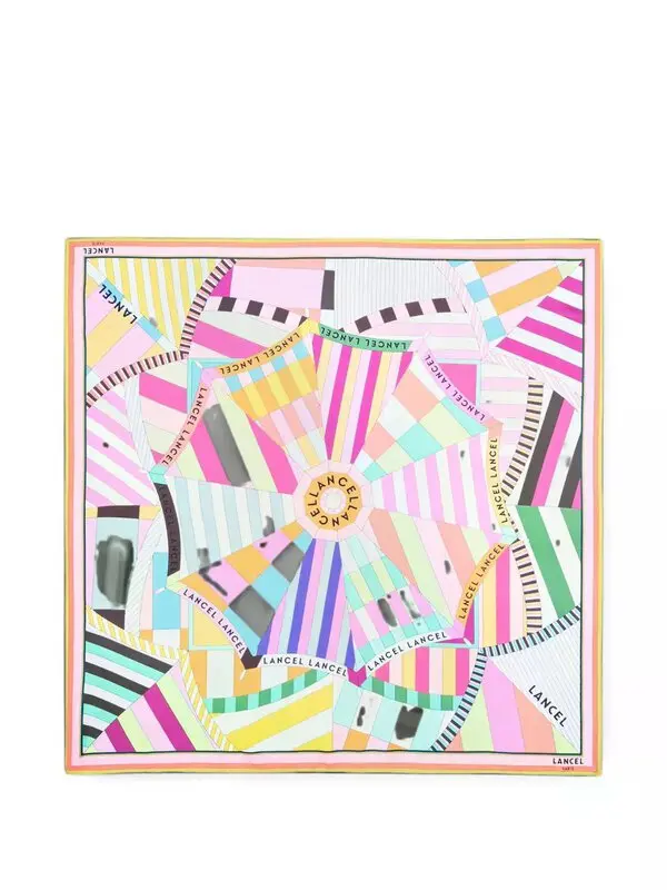 LANCEL Geometric-print Headband