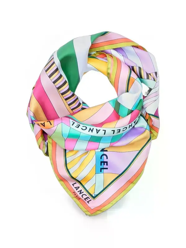 LANCEL Geometric-print Headband