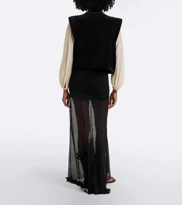 Isabel Marant Étoile Ioana Lace Maxi Skirt
